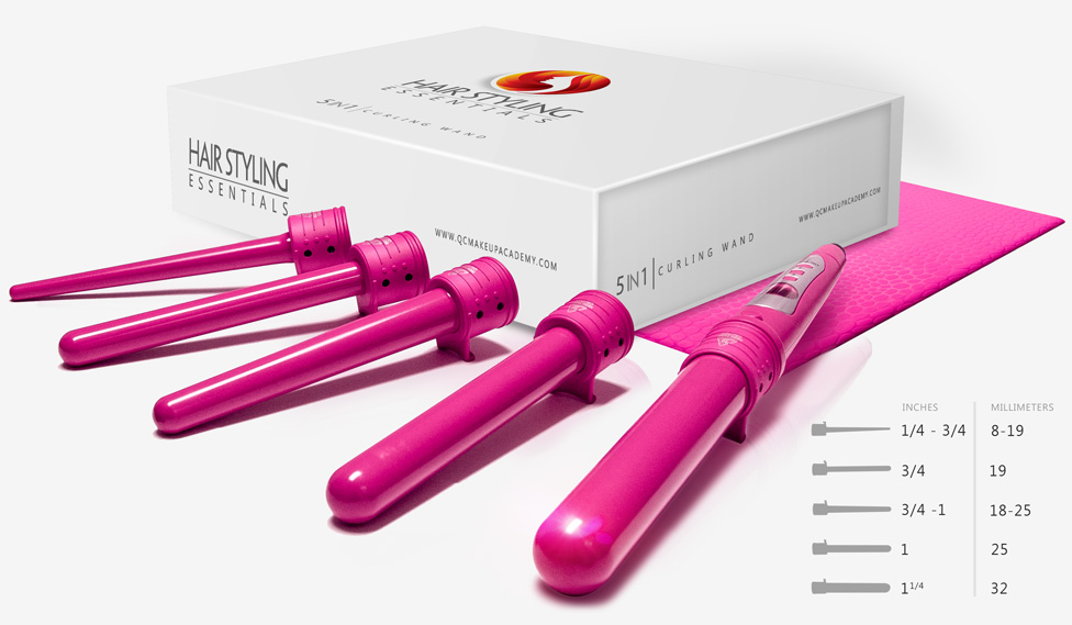QC's 5-in-1 Hair Styling Wand - QC Makeup Academy